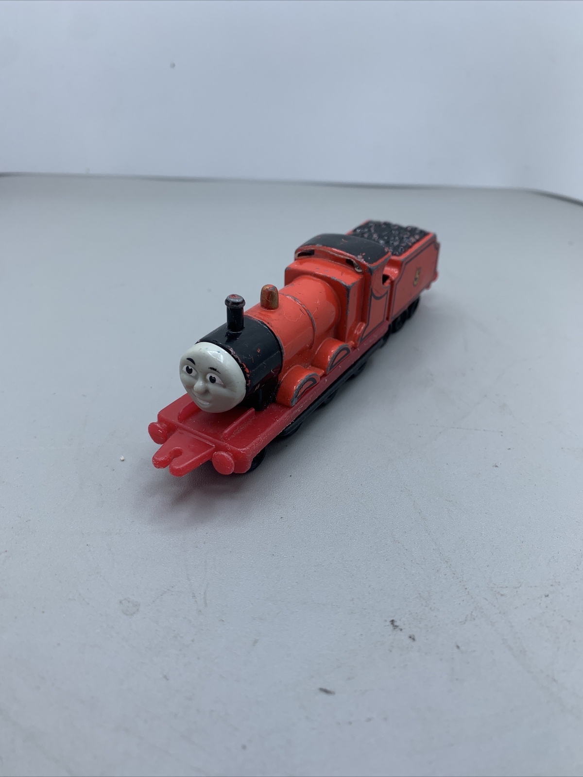 Thomas The Train Ertl James Diecast Tank Engine Friends #5 1987 Red Car ...