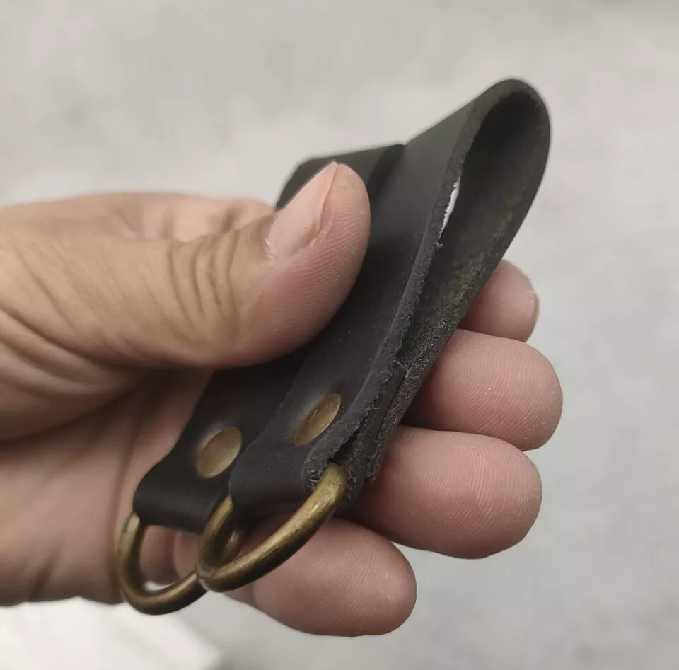 tactics WW2 GERMAN ARMY BELT LOOP STRAPS LOOP GENUINE LEATHER BLACK D ...