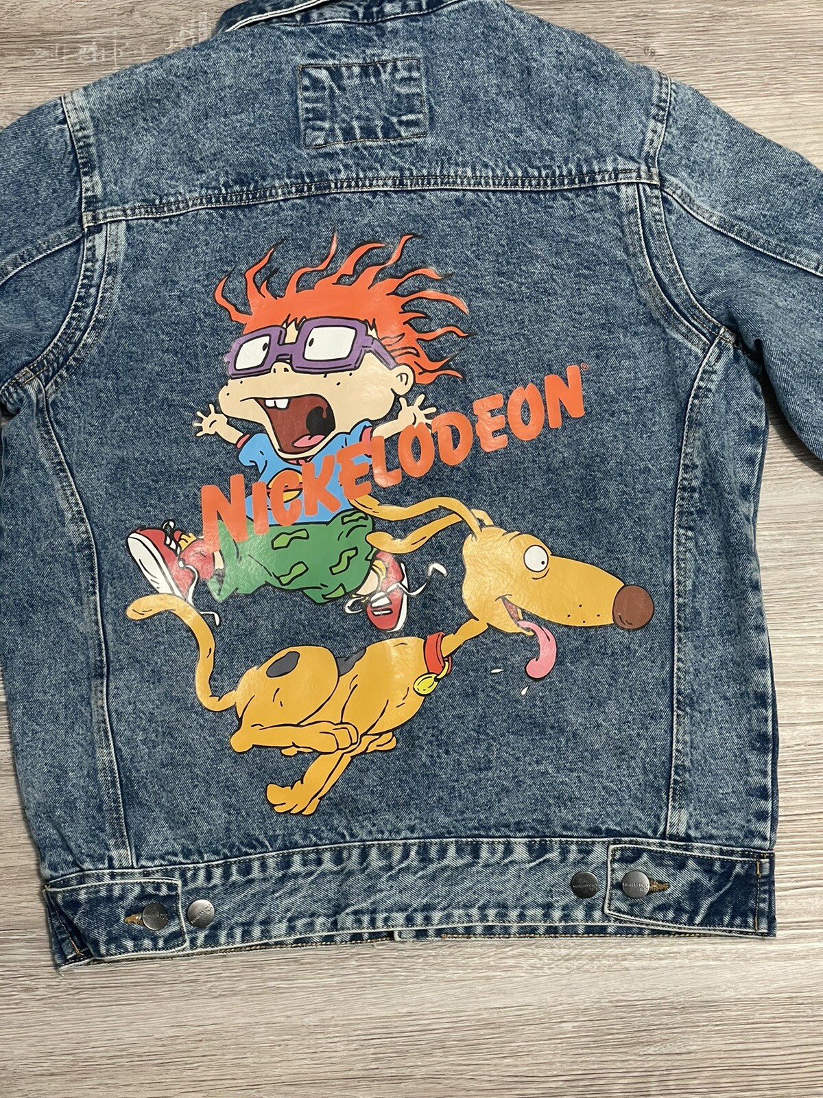 Members Only X Nickelodeon Denim Jacket Size M Rugrat… - Gem