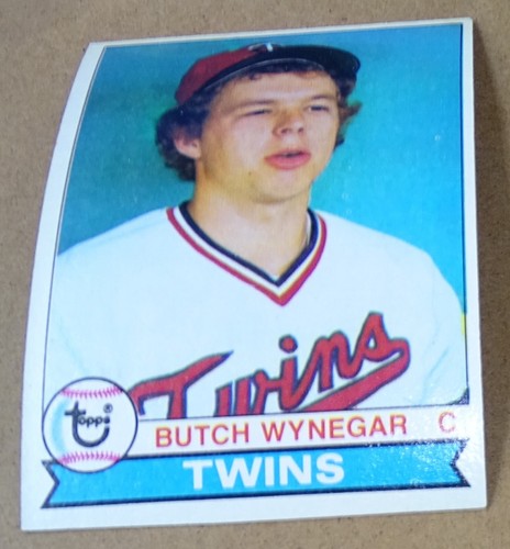 1979 Topps ERROR Card Butch Wynegar Twins with 1978 Aurelio Rodriguez ...