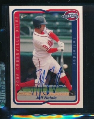 2006 Multi-ad GREENVILLE DRIVE #17 Jeff Natale signed auto autograph ...