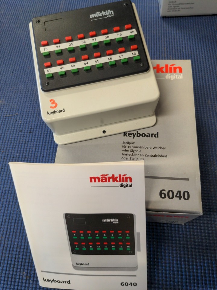 Märklin Marklin 6040 Keyboard EUC box, manual, see pics | eBay
