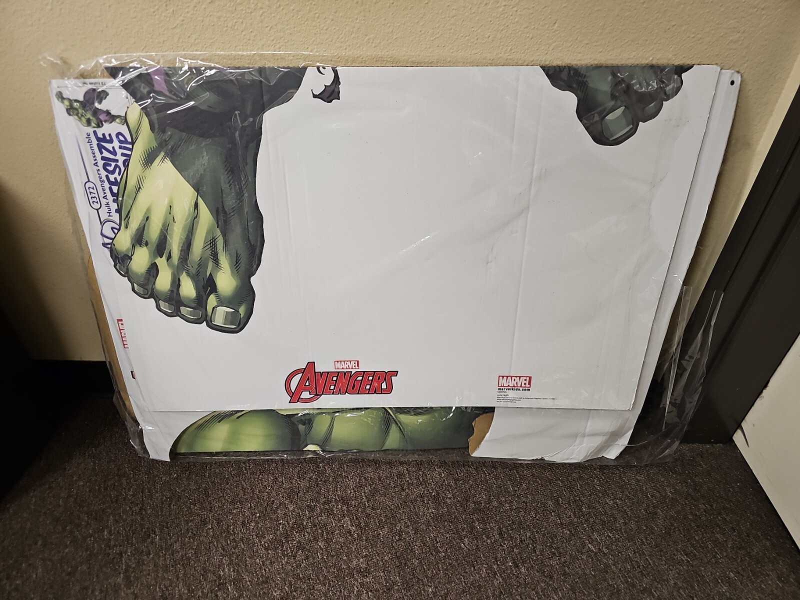 THE AVENGERS ASSEMBLE HULK LIFESIZE CARDBOARD STANDUP STANDEE CUTOUT ...