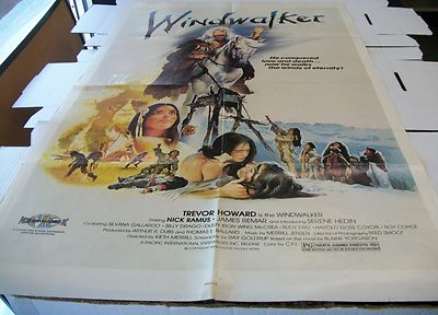 WINDWALKER - FOLDED POSTER ONE SHEET - 27 X 41 - 1970 | eBay