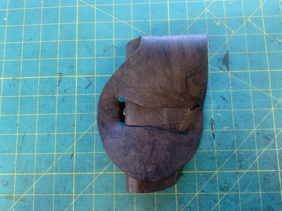 Handmade Leather 1911 Holster Trumpster 45/47 Custom Carving | eBay
