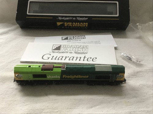 GRAHAM FARISH 371-378 N GAUGE CLASS 66 DIESEL SHANKS / FREIGHTLINER ...