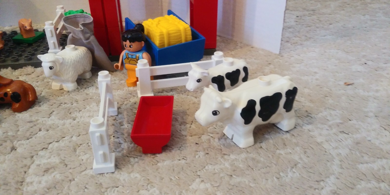 LEGO Duplo Explore Family Farm Set # 3618, Tractor Farmer Cow Sheep ...