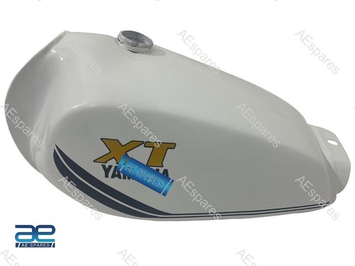 Fits For Yamaha XT 250 3Y3 4Y1 White Painted Petrol Fuel Gas Tank 1980 ...
