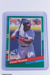 1991 Donruss FRANK THOMAS #477 Rookie Error Card MINT! | eBay