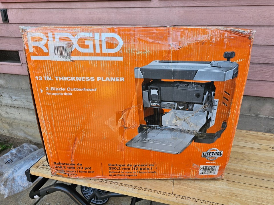 Ridgid R4331 15 Amp Corded 13" Thickness Corded Planer - Brand New ...