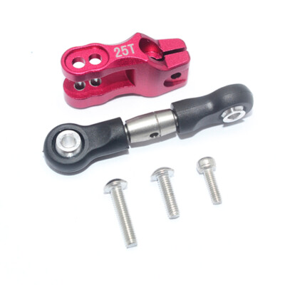GPM Alum Servo Horn Red w/ SST Adjustable Tie Rods : Unlimited Desert ...