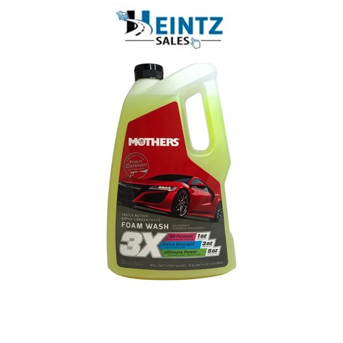 Mothers 05610 Triple Action Foam Wash (100 oz)-Car Detailing Soap ...