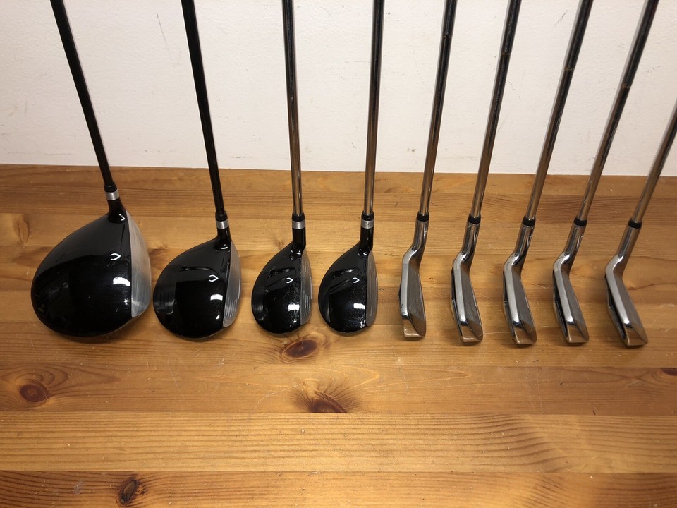 Top Flite XL Golf Club Set Drivers Hybrids Irons 6 7 8 9 PW Mens Right ...