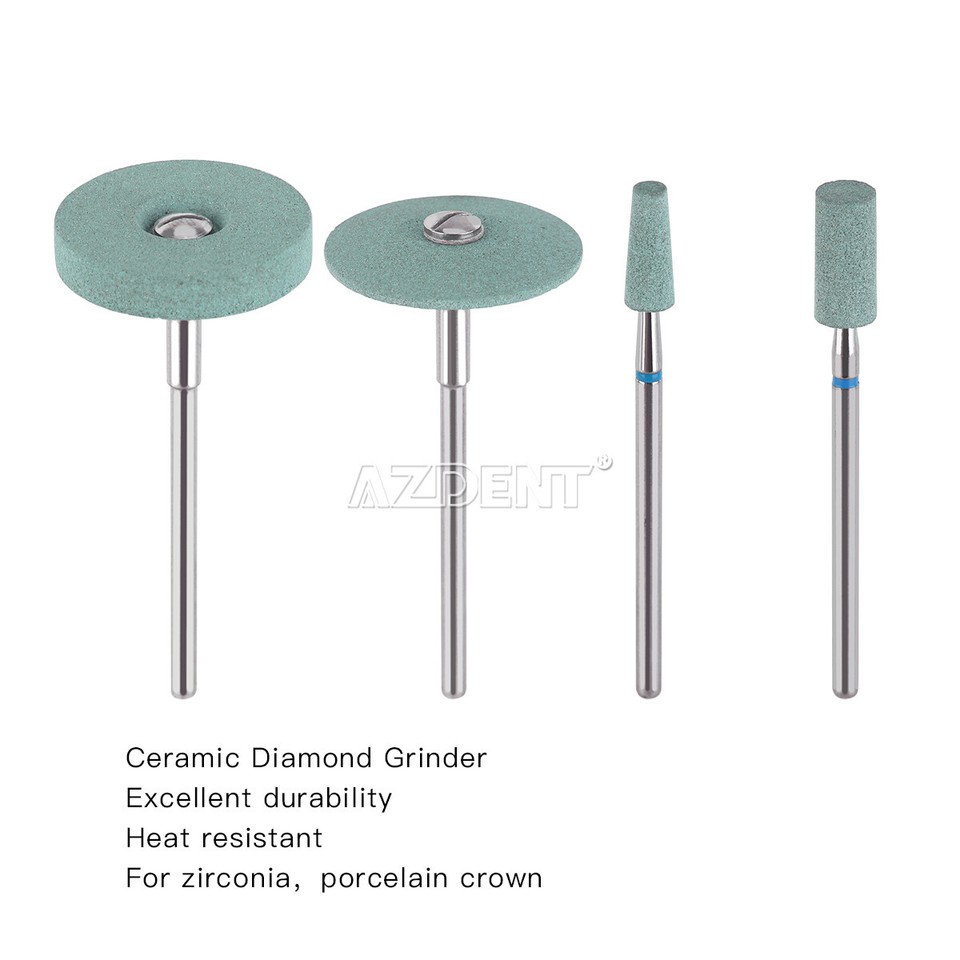 AZDENT Dental Composite Polishing Kit Diamond Burs RA/HP Ceremic ...