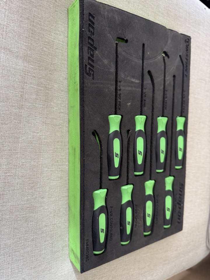 Snap On Pick Set Foam Green | eBay