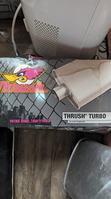 Thrush Turbo 17715 Muffler 2.5inch Inlet/Outlet Brand New | eBay