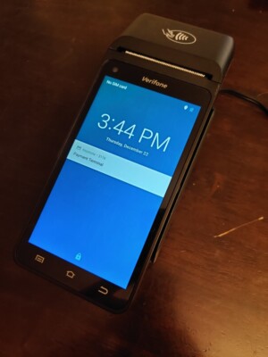 Verifone Trinity T650c - Credit Card Terminal, Slighty Used, Works ...