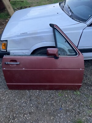 🥇85-93 VW GOLF MK1 CABRIOLET Right DOOR SHELL PANEL RED OEM | eBay