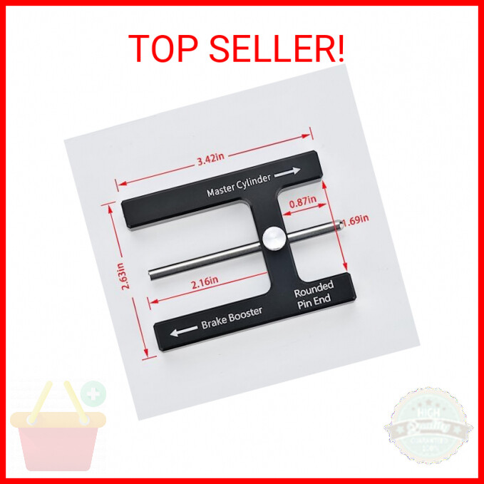 Brake Booster Push Rod Adjustment Tool, Master Cylinder Push Rod Length ...