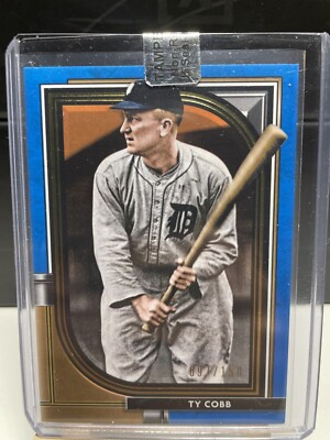 TY COBB 2021 TOPPS MUSEUM COLLECTION SAPPHIRE #80 TIGERS #d /150 | eBay