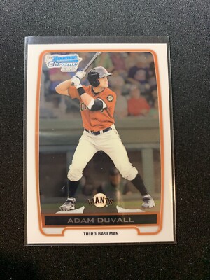 Adam Duvall 🔥 2012 Topps 1st Bowman CHROME Prospect Rookie Card BCP44 ...