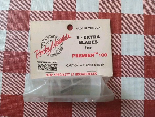 Rocky Mountain Broadheads Barrie Archery - 9 Extra Blades For Premier ...