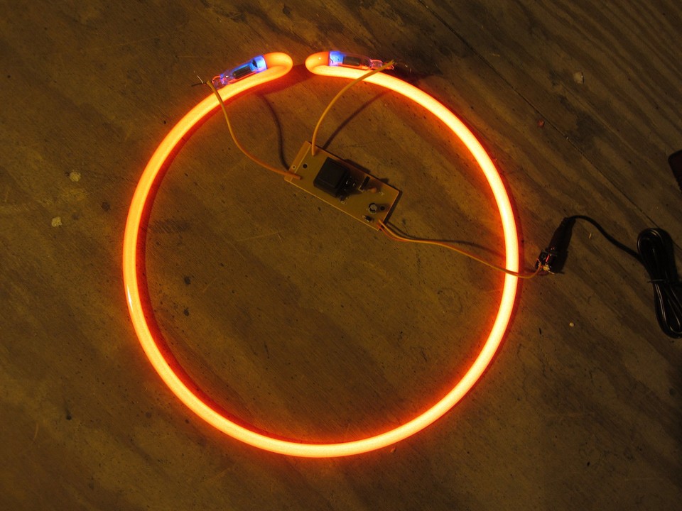 New Neon clock sign sculpture Transformer Power supply output 3,000 ...