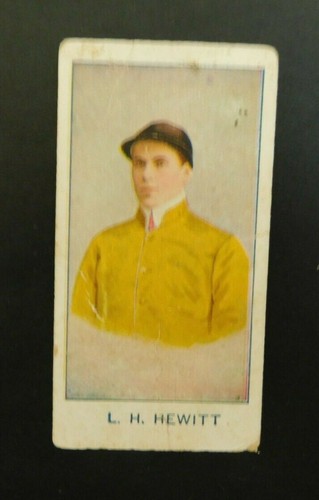 Cigarette Card Sniders & Abraham Standard 1917 Australian Jockeys L J ...