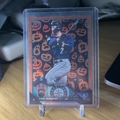 2023 TOPPS UPDATE TOM MURPHY Jack O’ Lantern Short Print MARINERS # ...