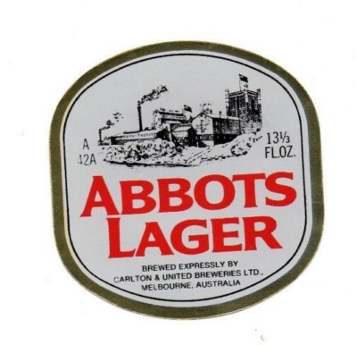 Australia - Beer Label - Carlton & United Breweries, Melbourne - Abbots ...