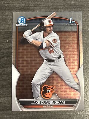 2023 Bowman Chrome Draft #BDC198 Jake Cunningham 1st Bowman | eBay