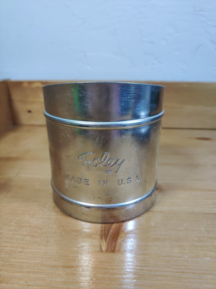 Vintage 1950’s FOLEY Flour Sifter Spring Loaded Metal Squeeze Handle ...
