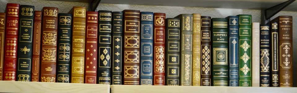 Franklin Library 100 Greatest Books of All Time LEATHERBOUND FULL SET ...