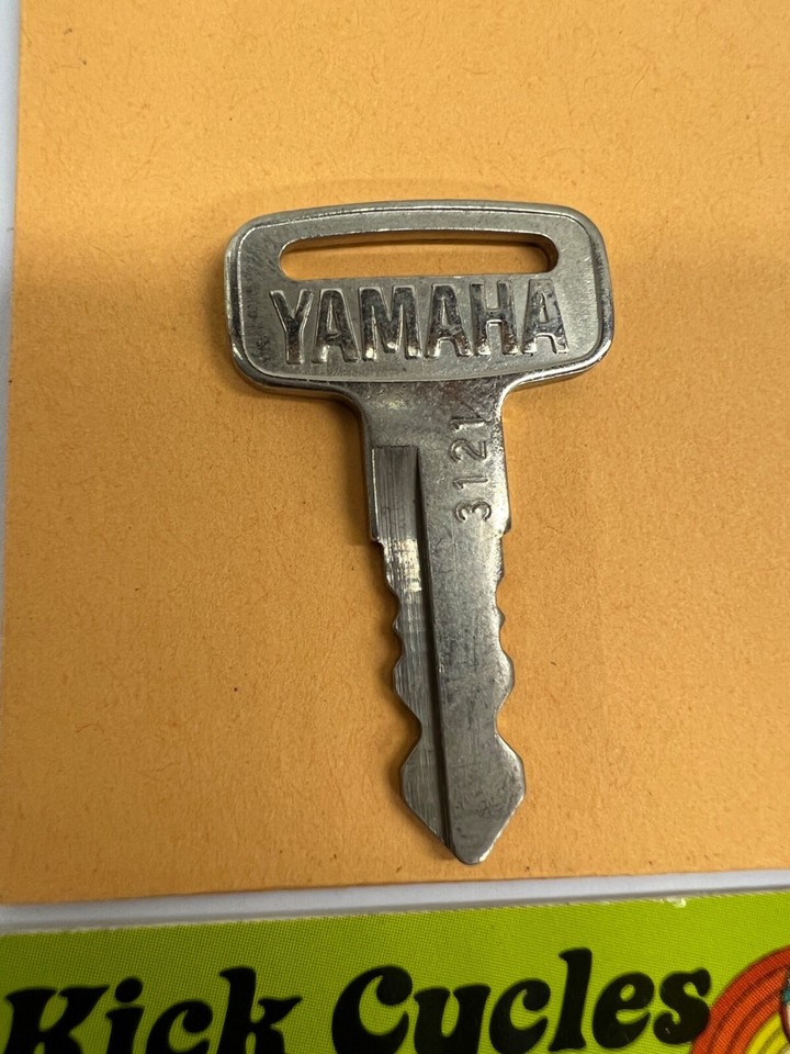 NOS YAMAHA MOTORCYCLE KEY GENUINE JAPAN ORIGINAL OEM PRE CUT # 3121 | eBay