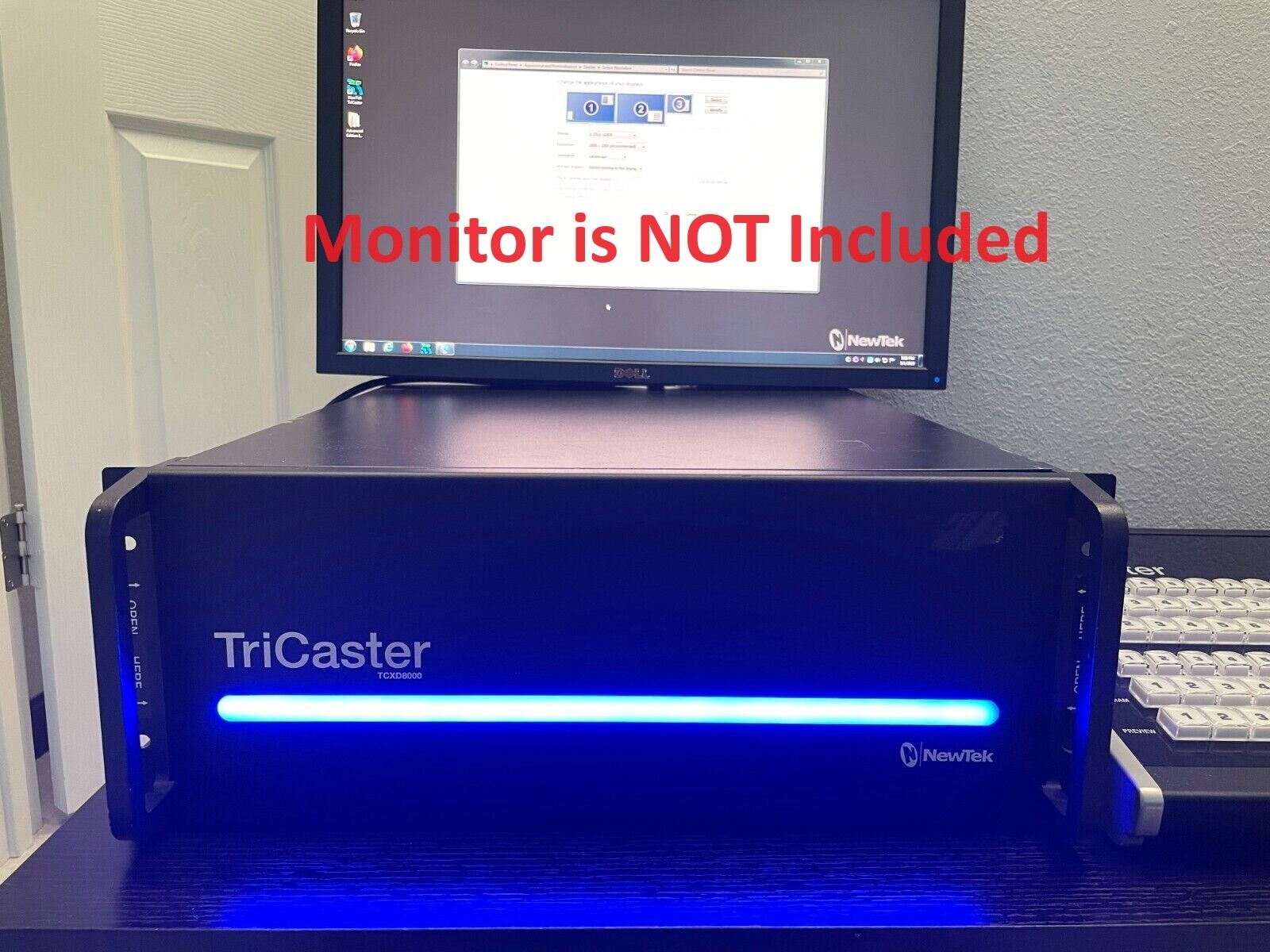 NewTek TriCaster Control Surface TCXD 8000 Advanced WITH Control Unit ...