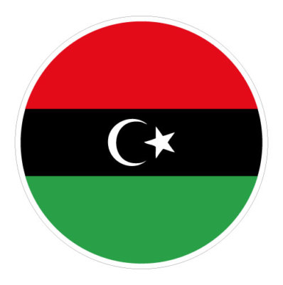 6 x Autocollant 5cm drapeau rond LIBYE sticker valise vélo voiture | eBay