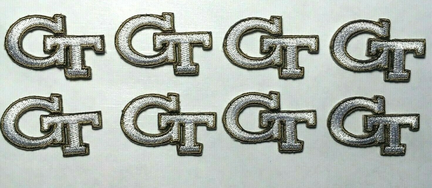 georgia tech patch GA gt patches iron on GT heat seal or sew 1.5" wide ...