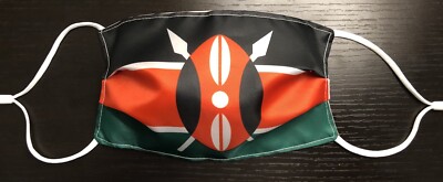 2 Pack Kenya Flag Face Mask Washable Kenyan Africa African BUY ONE GET ...