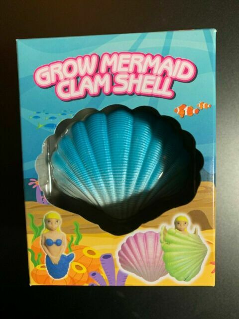 Set of 2 Surprise Growing Hatching Mermaid Clam Shell Kids Toys ...