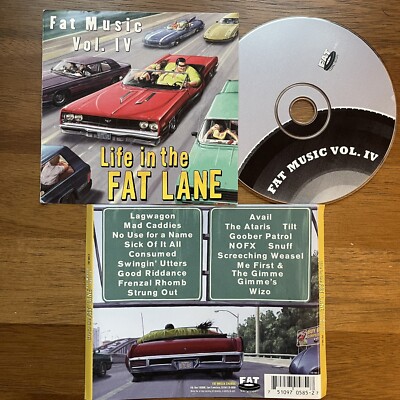 Life In Fat Lane: Fat Music, Vol.4 CD, ‘99 Jewel Case Not Included ...