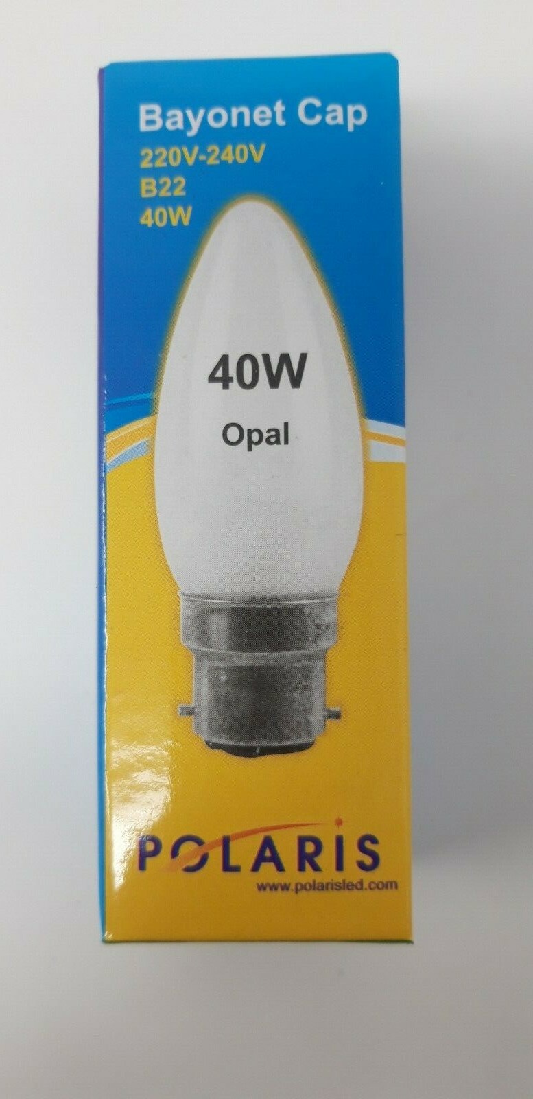 40w Pearl Frosted Opal Candle Light Bulb Lamp BC Bayonet B22 4/10 Bulbs ...