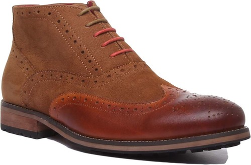 JUSTIN REECE ENGLAND Bruno A Medio Zapato Oxford Cremallera En Lado ...