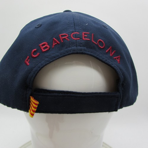 FCB FC Barcelona Hat Cap Ball Soccer Futbol Adjustable Logo Red Blue | eBay
