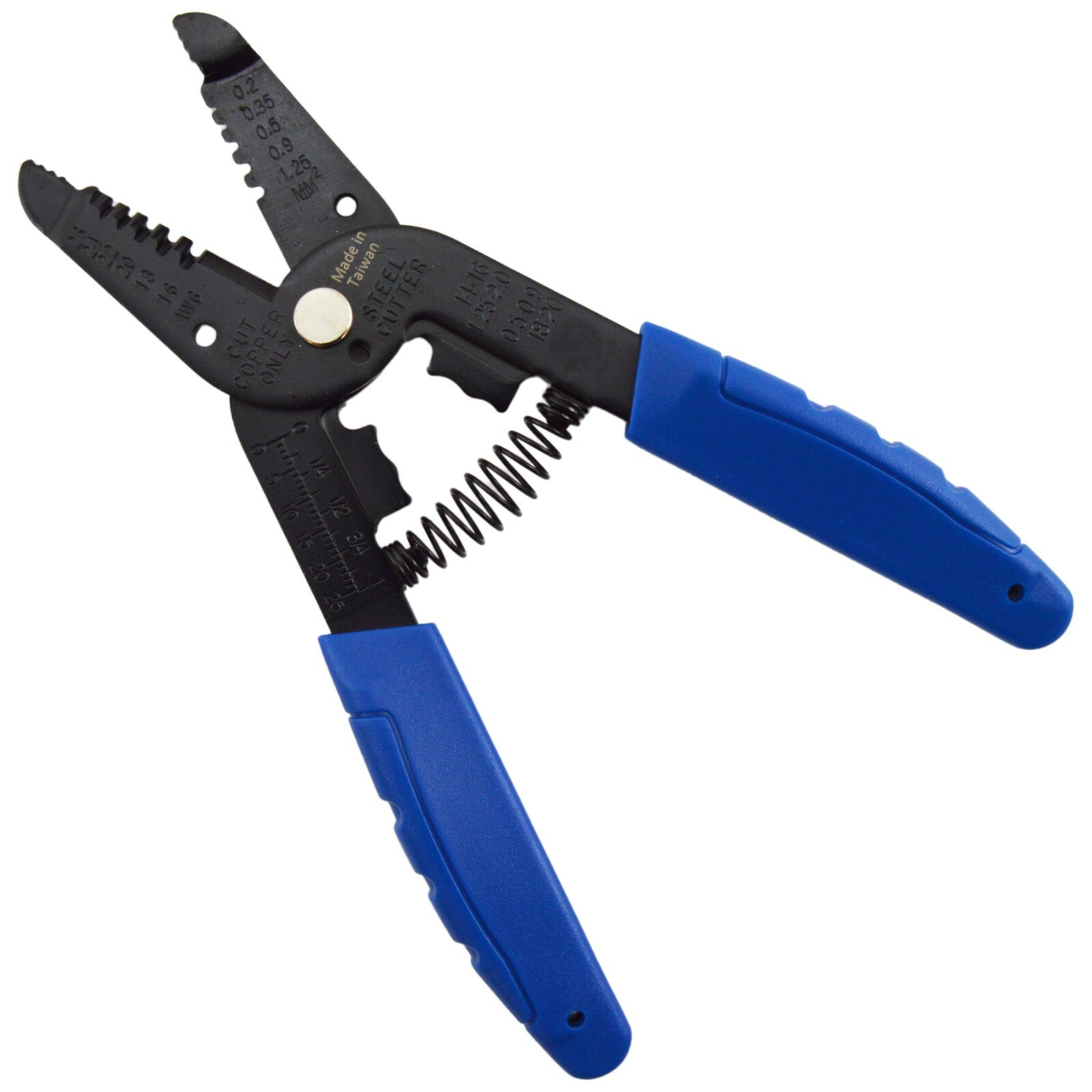 7 in 1 Hand Tool for 16-26 AWG Wire Stripper, Cutter, Pliers, Wire Loop ...
