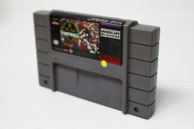 NCAA Football - SNES Super Nintendo Mindscape Football Game - Cart Only ...