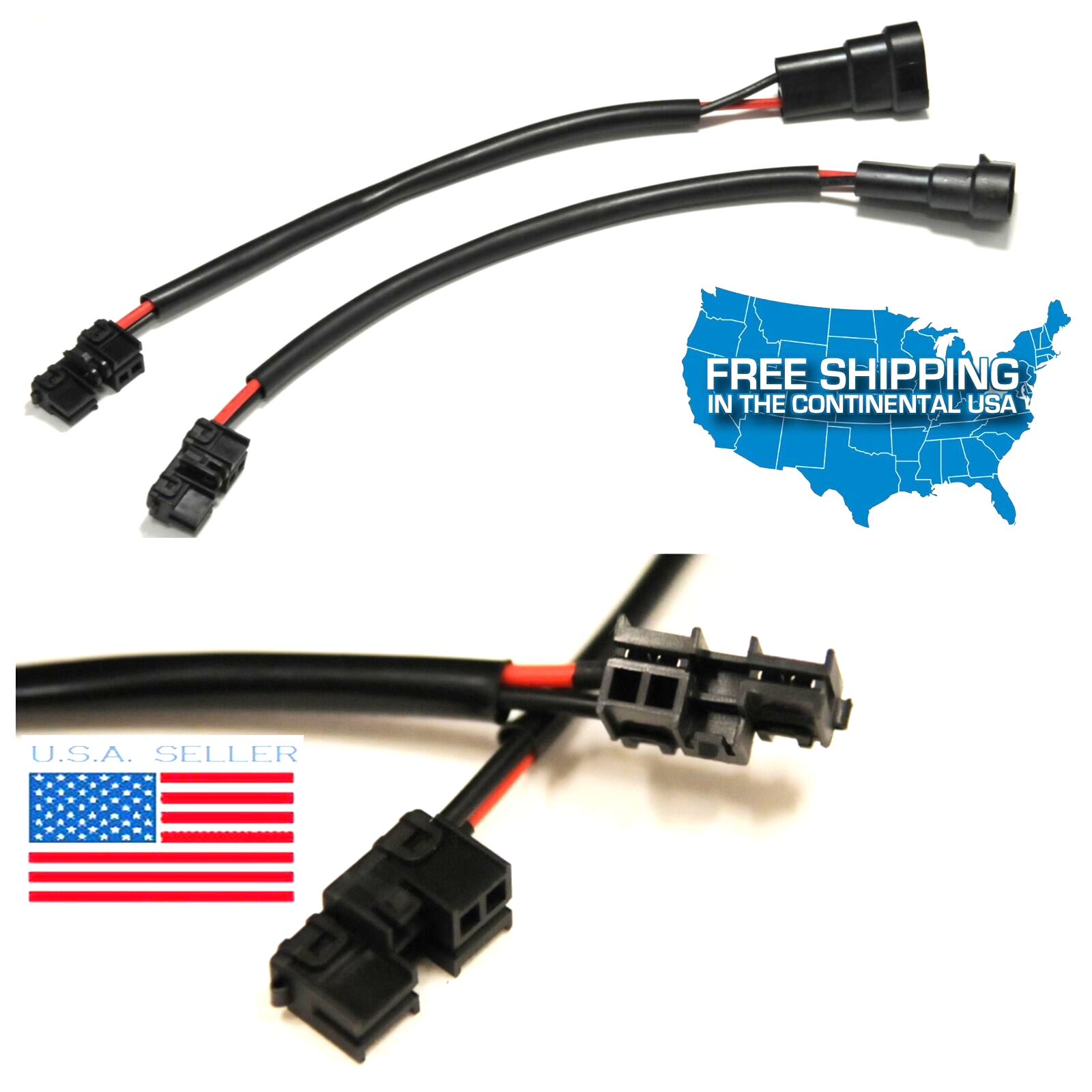 Koito DENSO HID BALLAST INPUT CABLES W/ 9006 9005 HB4 PLUGS socket ...