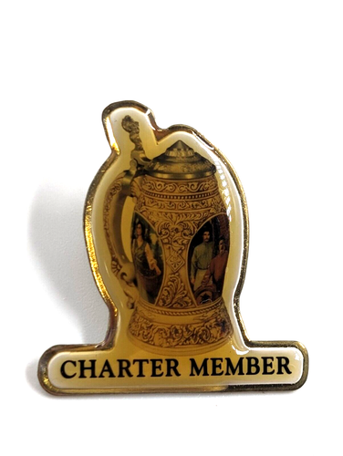 VTG Anheuser-Busch Budweiser Beer Stein Charter Member Lapel Pin ...