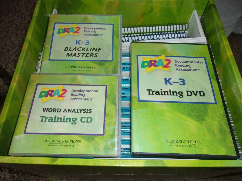 DRA2 Developmental Reading Assessment DRA 2 Grades K-3 Boxed SET Books ...