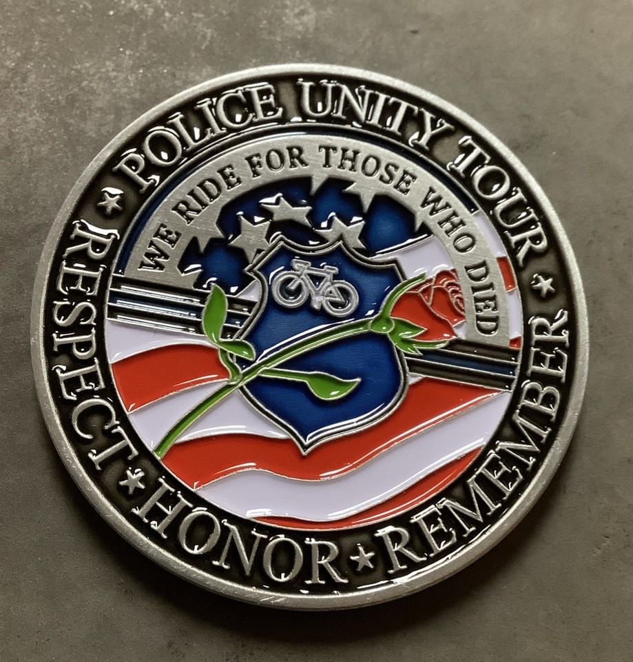 NEW JERSEY STATE POLICE POLICE UNITY TOUR CHALLENGE COIN | eBay