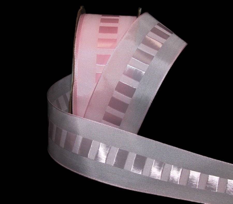 5 Yards Elegant Shiny Stitched Light Pink Opus Ribbon 1 1/2"W | eBay